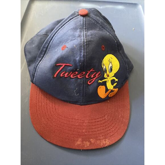 Warner Bros. | Accessories | Vintage Hat Looney Tunes Tweety Bird ...